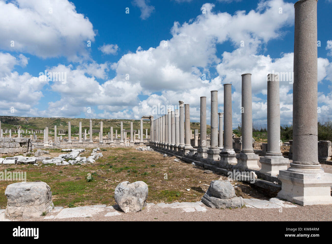 Ancient Perge City ruins,ANTALYA,TURKEY Stock Photo - Alamy