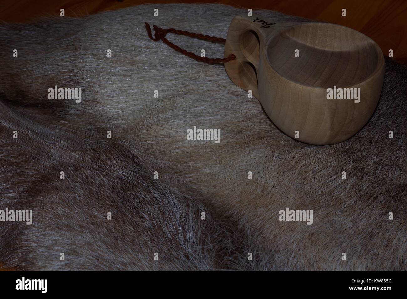 Traditional Sami Kuksa ,Wooden Drinking Cup, from Finnish Lapland on ...
