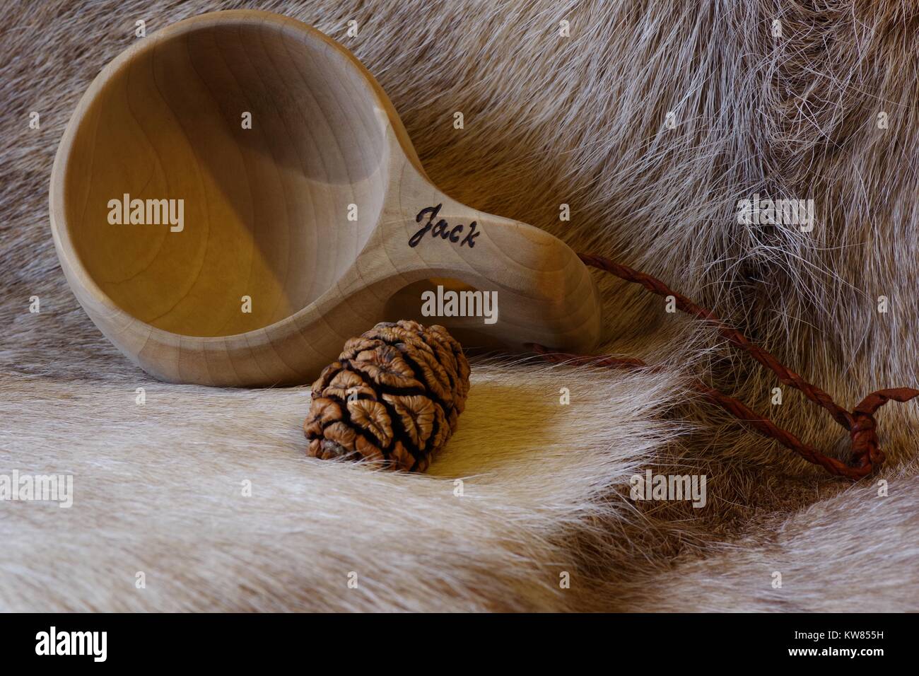 Traditional Sami Kuksa ,Wooden Drinking Cup, from Finnish Lapland on ...