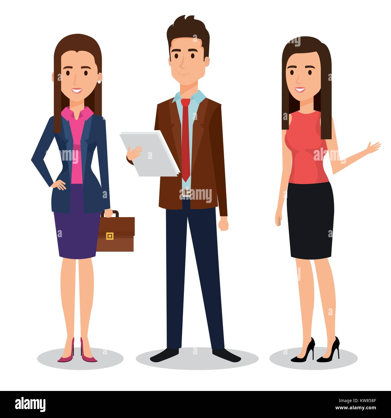 business people group avatars characters vector illustration design ...