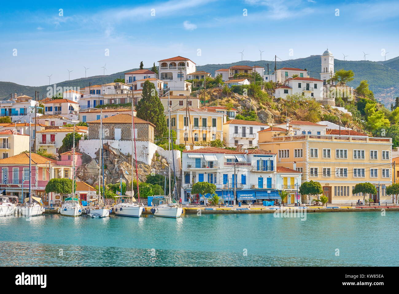 Poros Island, Argolida, Peloponnese, Greece Stock Photo - Alamy