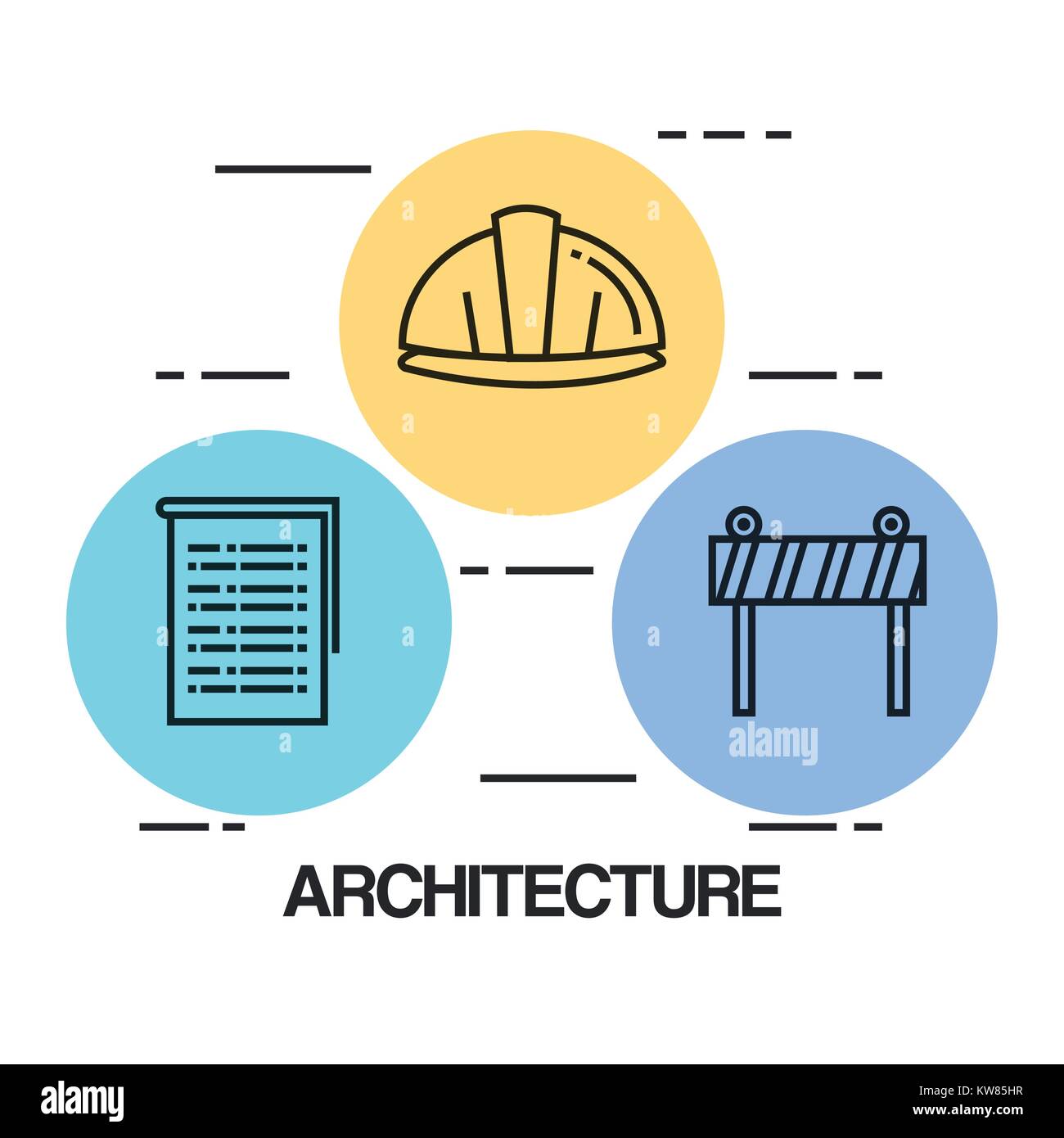 architectural design set icons vector illustration design Stock Vector ...