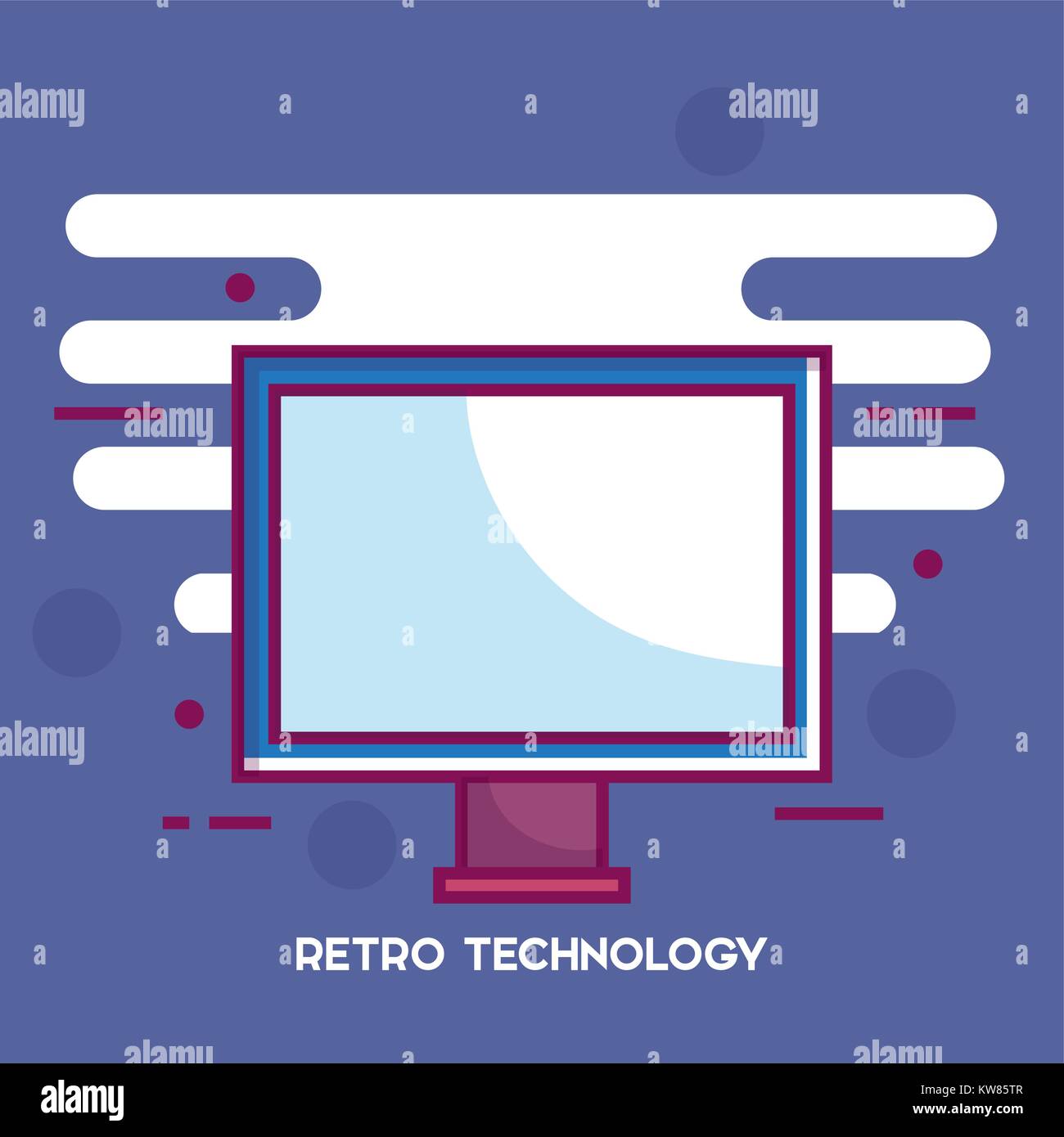 Computer nostalgia Stock Vector Images - Alamy