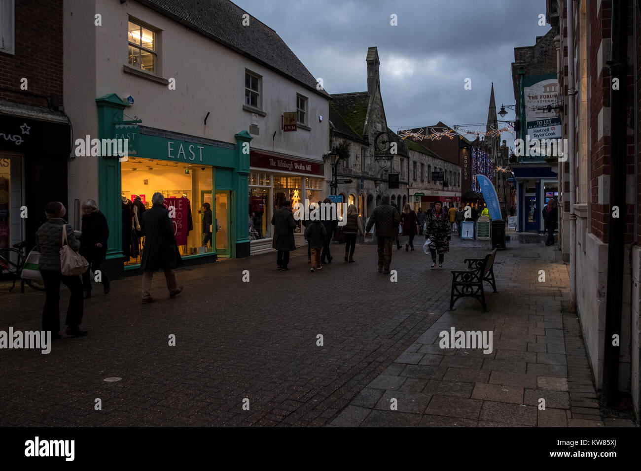 High Street Shops In Dorchester High Resolution Stock Photography and ...