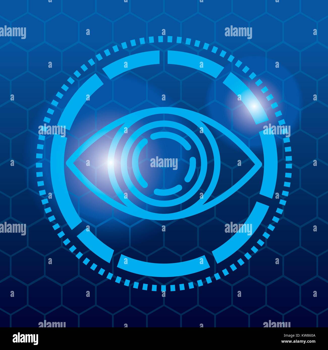 Eye binary Stock Vector Images - Alamy