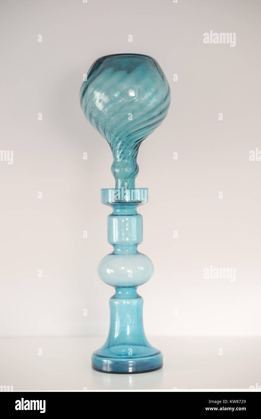 Vases Still Life Out of Blue Glass Stock Photo - Alamy