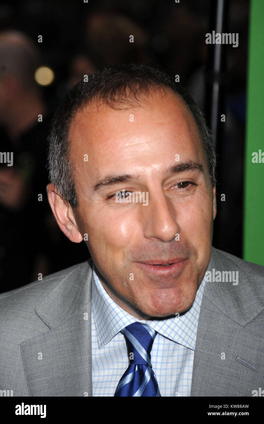 NEW YORK - APRIL 22: Matt Lauer attends the A Bid to Save the Earth ...