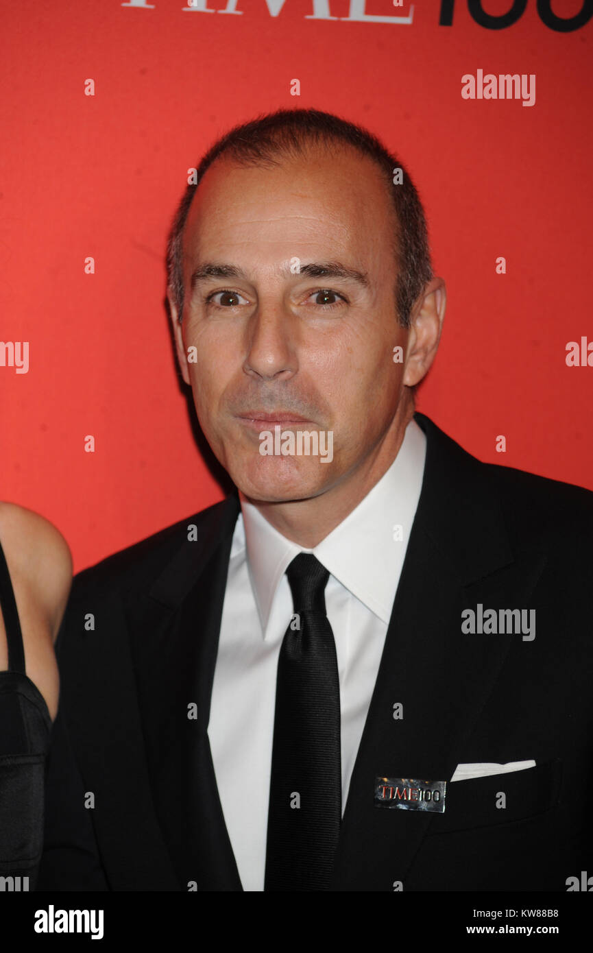 NEW YORK, NY - APRIL 24: Matt Lauer attends the Time 100 gala at ...