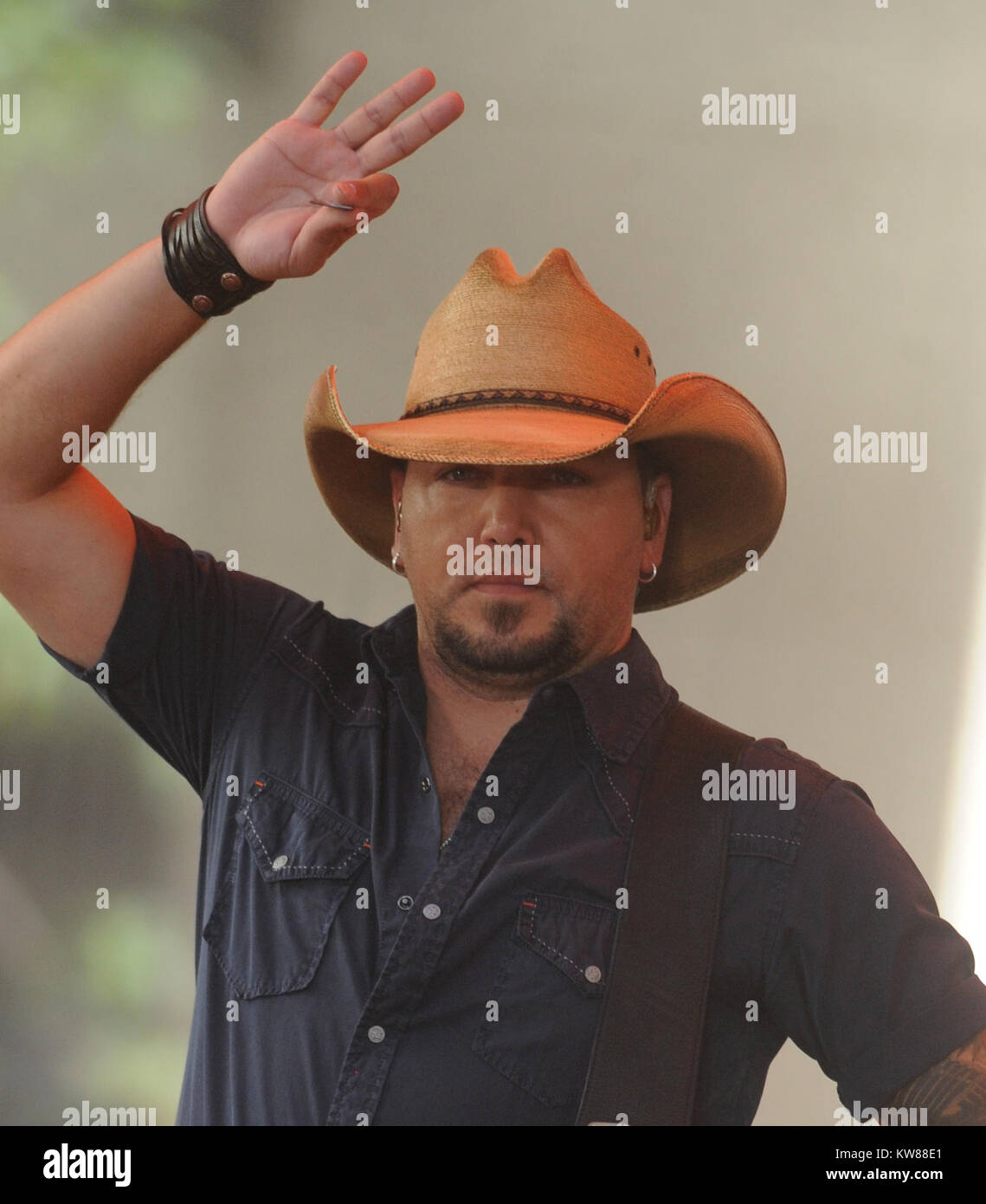 NEW YORK, NY - JULY 31: Jason Aldean performs on NBC's 'Today' at ...