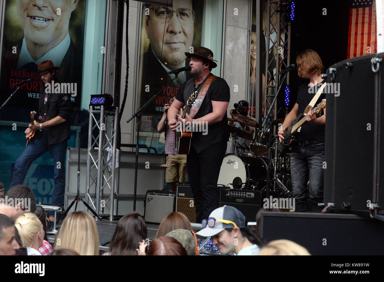 NEW YORK, NY - JUNE 30: American singer-songwriter Lee Brice performs ...