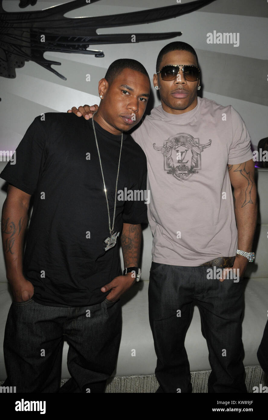 MIAMI, FL - JULY 21: Singer and rapper Nelly parties at Club Grass on ...