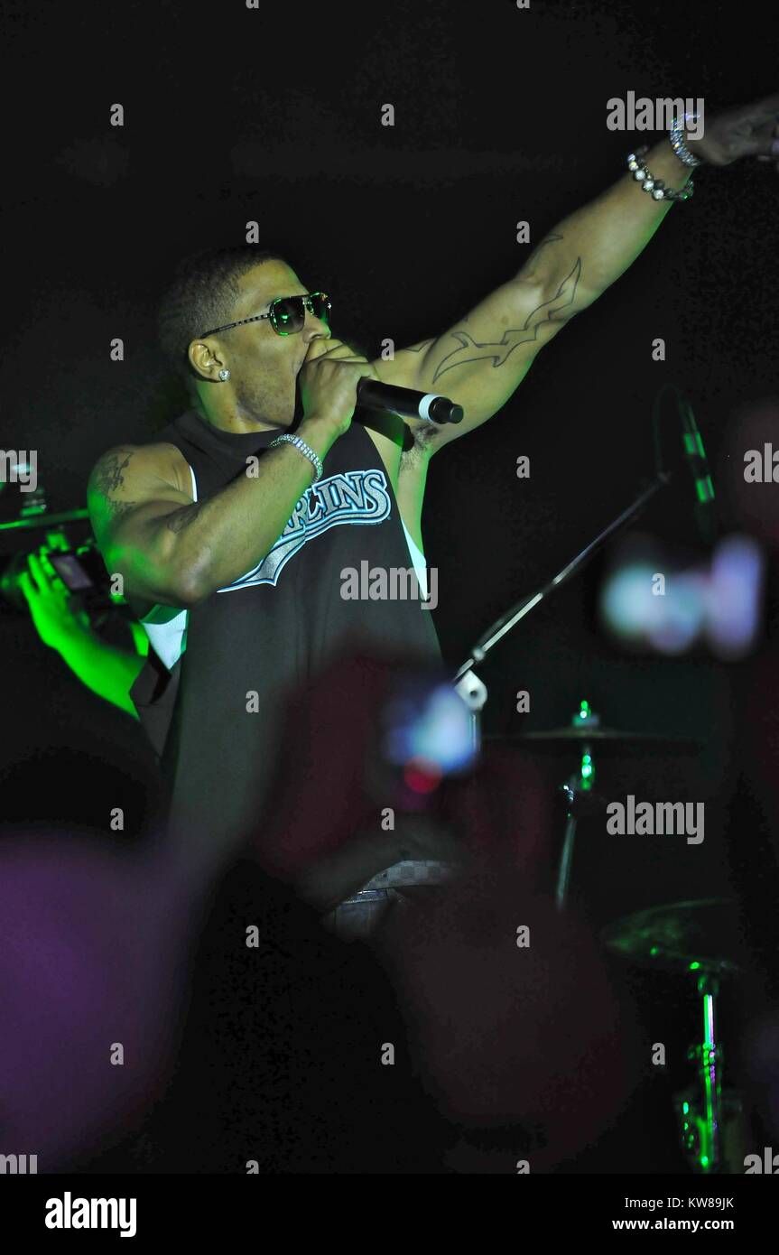 MIAMI - APRIL 10: Nelly performs at Sun Life Stadium after the Florida ...