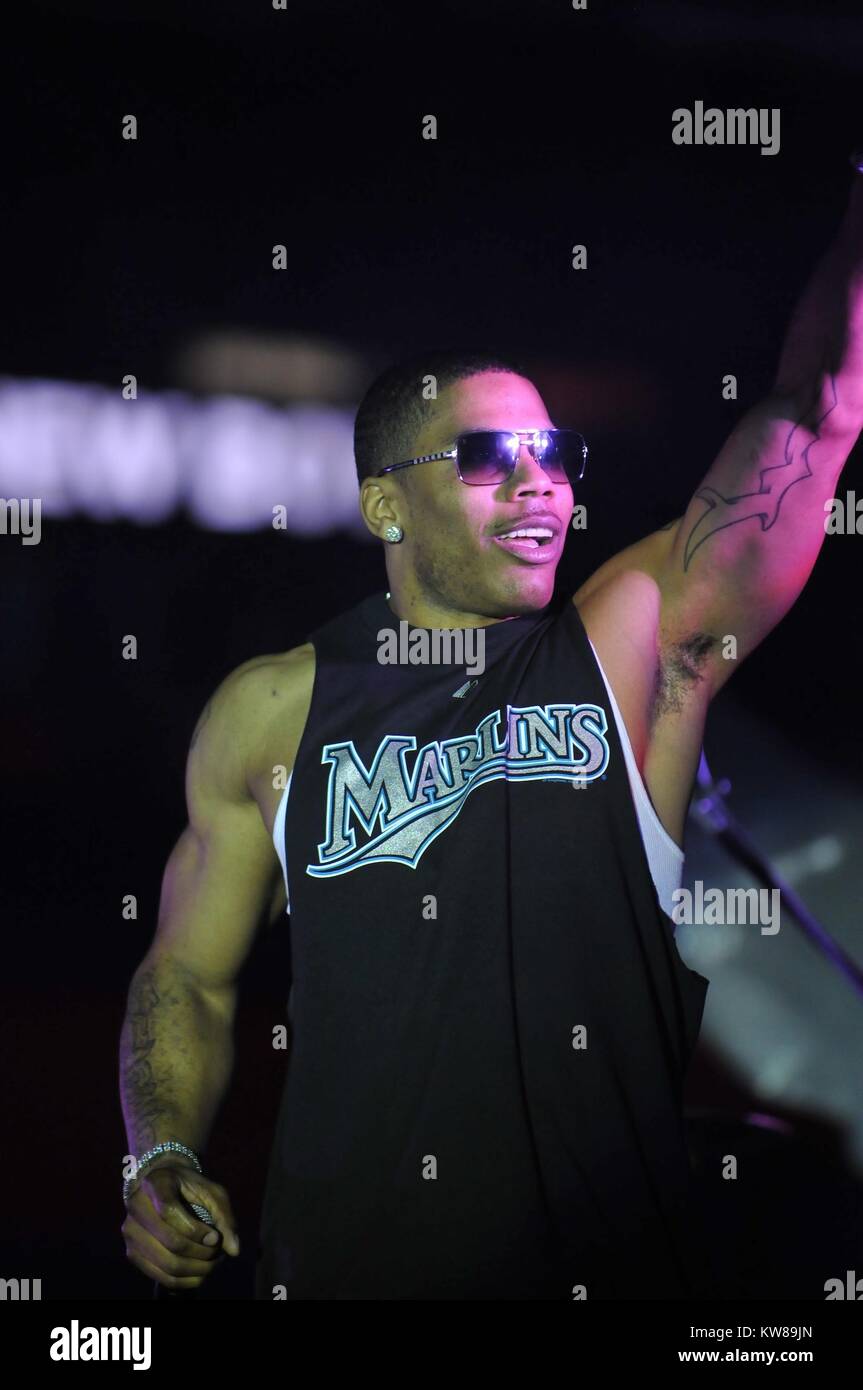 MIAMI - APRIL 10: Nelly performs at Sun Life Stadium after the Florida ...
