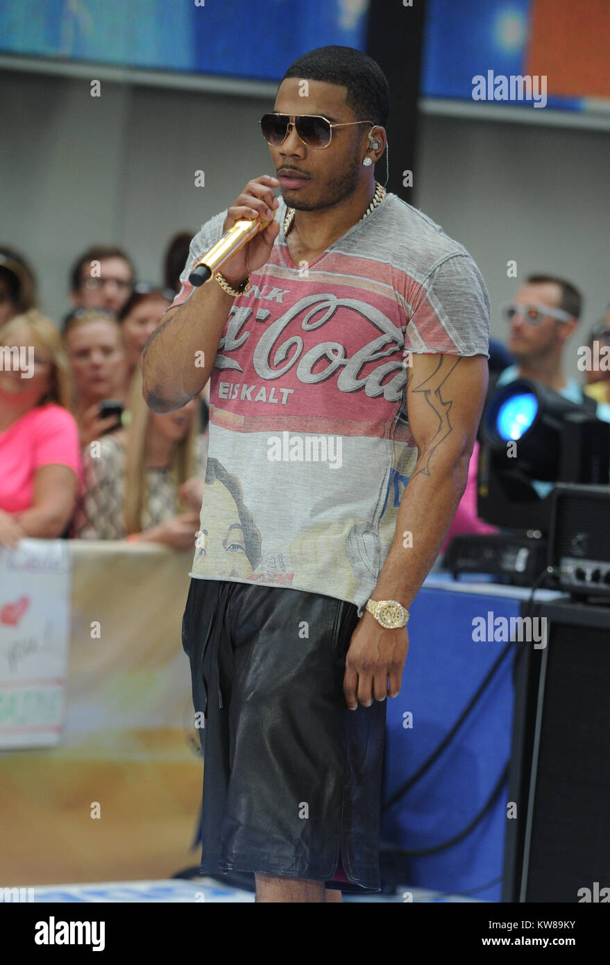 NEW YORK, NY - SEPTEMBER 02: Nelly performs on NBC's 'Today' Labor Day ...