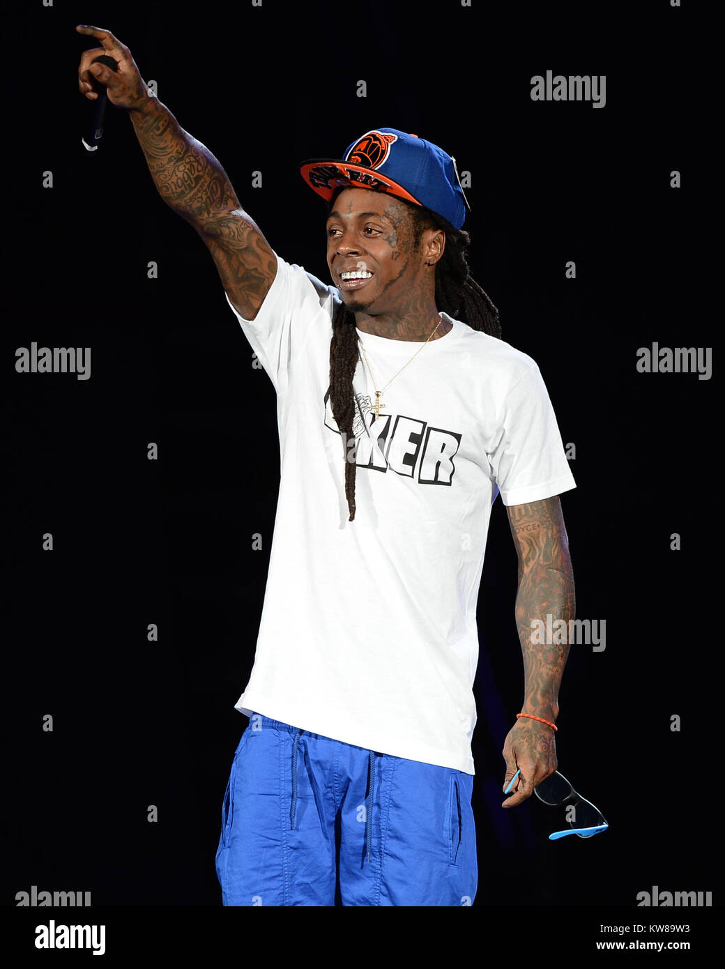 WEST PALM BEACH - JULY 14: Lil Wayne performs at the Cruzan ...
