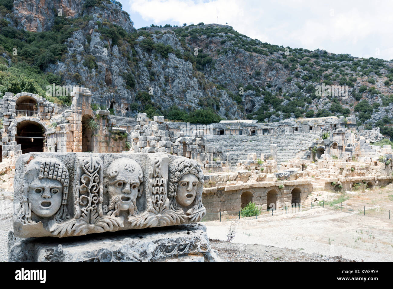 Myra was an ancient Greek town in Lycia where the small town of Kale ...