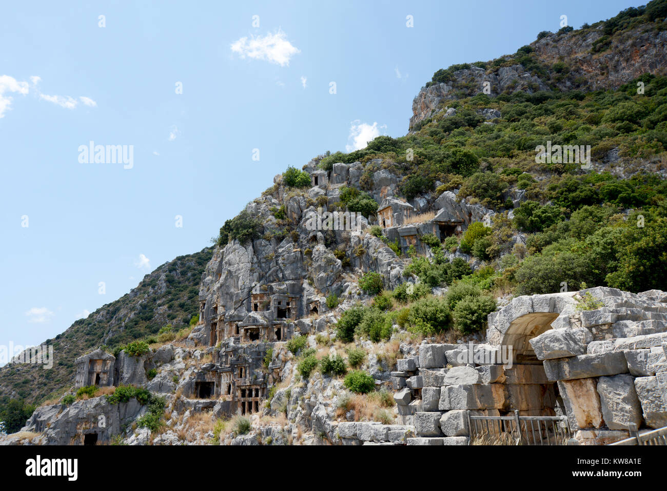Myra was an ancient Greek town in Lycia where the small town of Kale ...