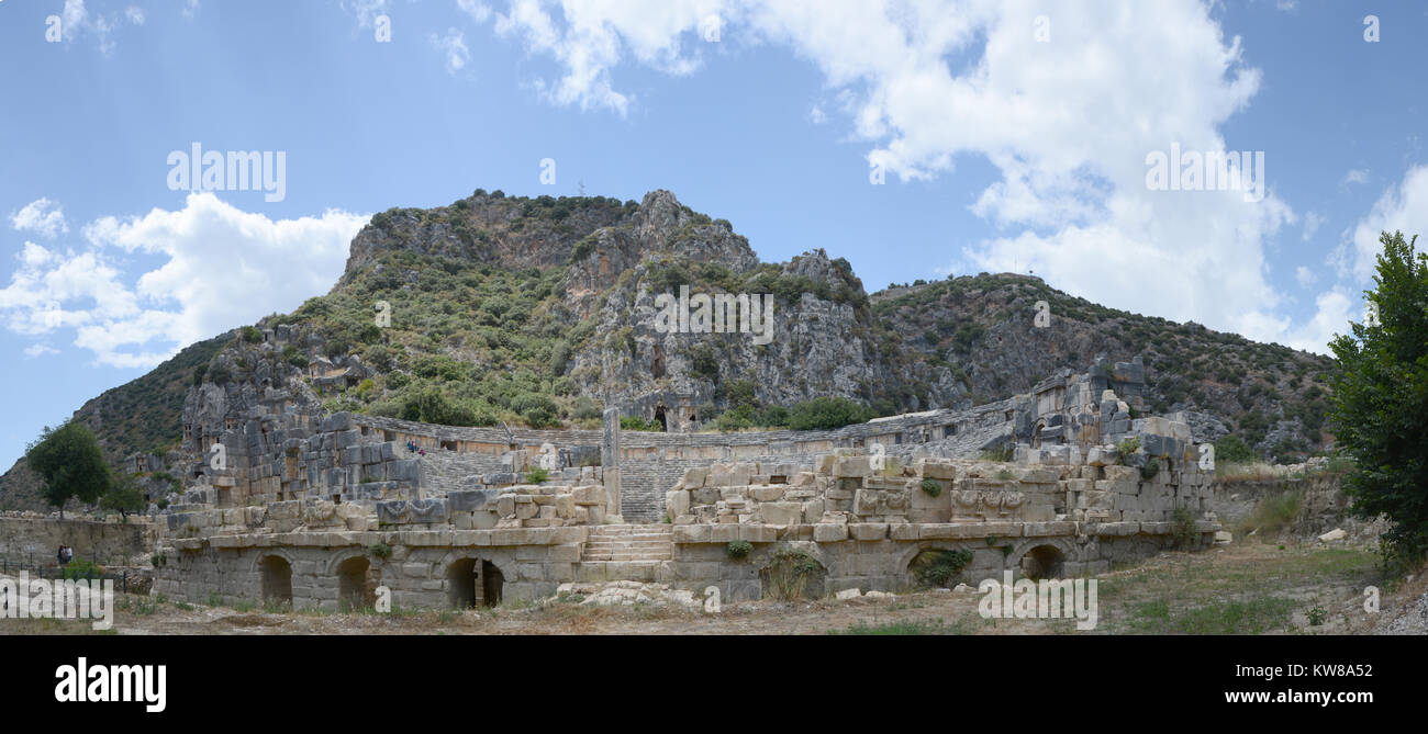 Myra was an ancient Greek town in Lycia where the small town of Kale ...