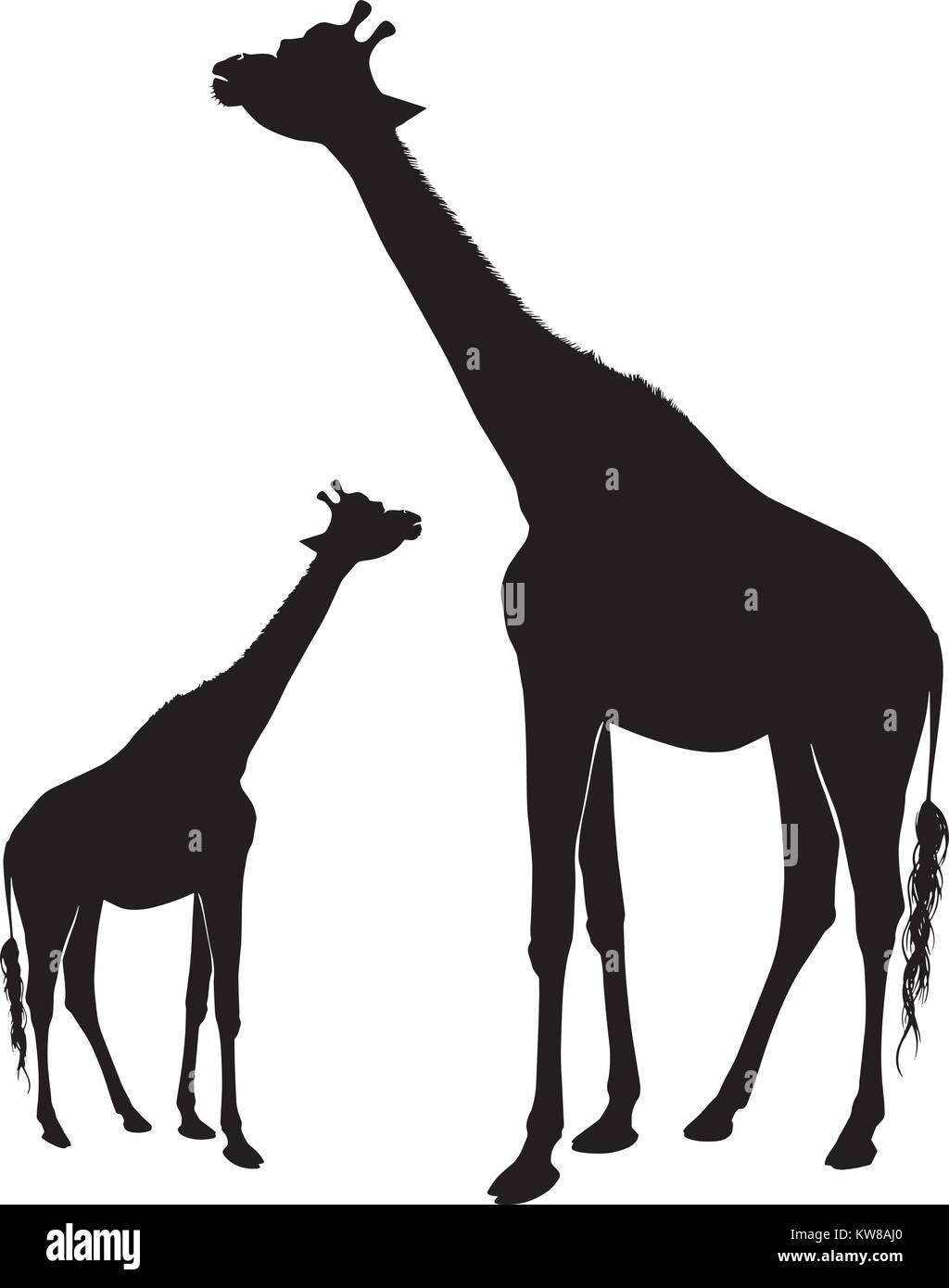 Giraffe silhouette, Vector illustration Stock Vector Image & Art - Alamy Giraffe silhouette, Vector illustration Stock Vector Image & Art - Alamy