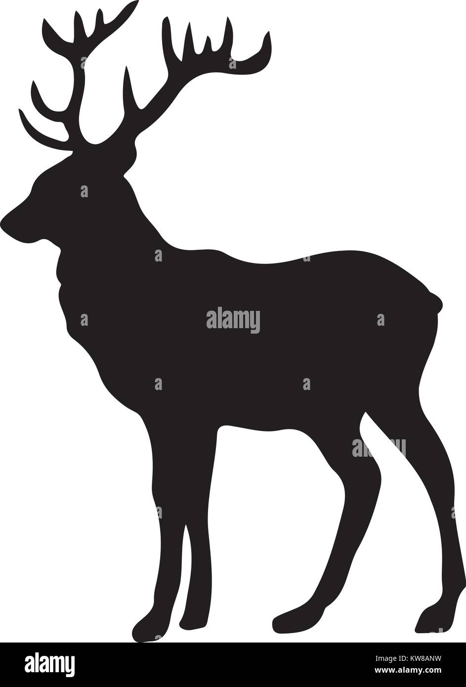 Stag vector vectors hi-res stock photography and images - Alamy