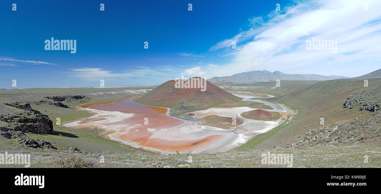 Lake Meke is a crater lake composed of two nested lakes located in ...