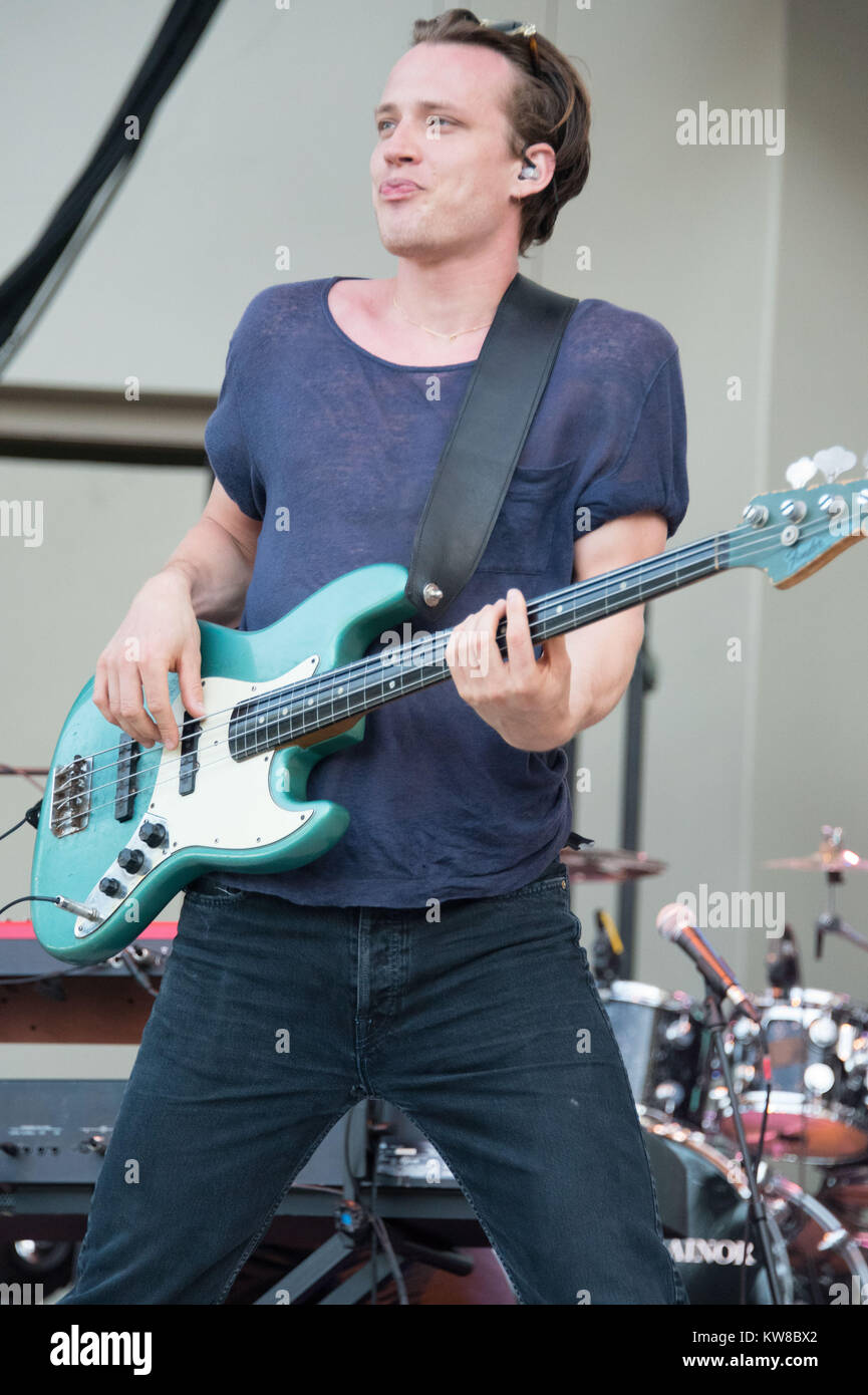 WEST PALM BEACH FL - APRIL 27: Magnus Larsson performs during Sunfest ...