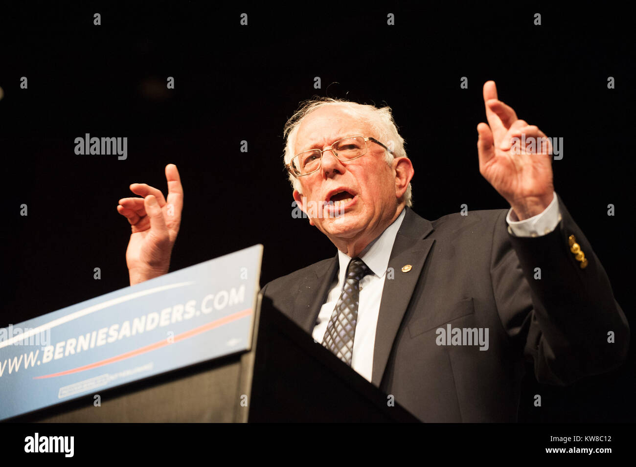 MIAMI, FL - MARCH 08: Democratic presidential candidate Sen. Bernie ...