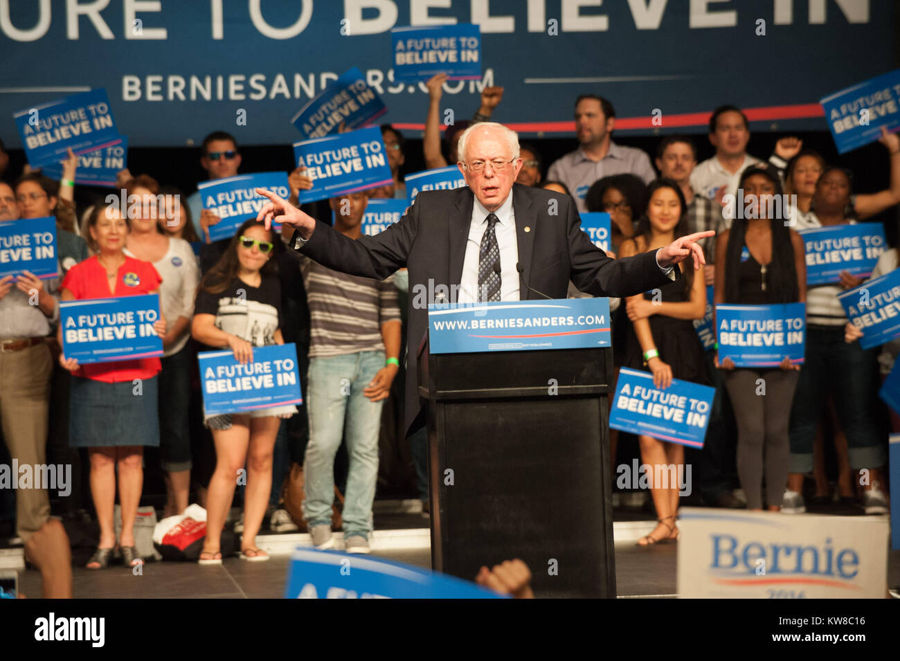 MIAMI, FL - MARCH 08: Democratic presidential candidate Sen. Bernie ...