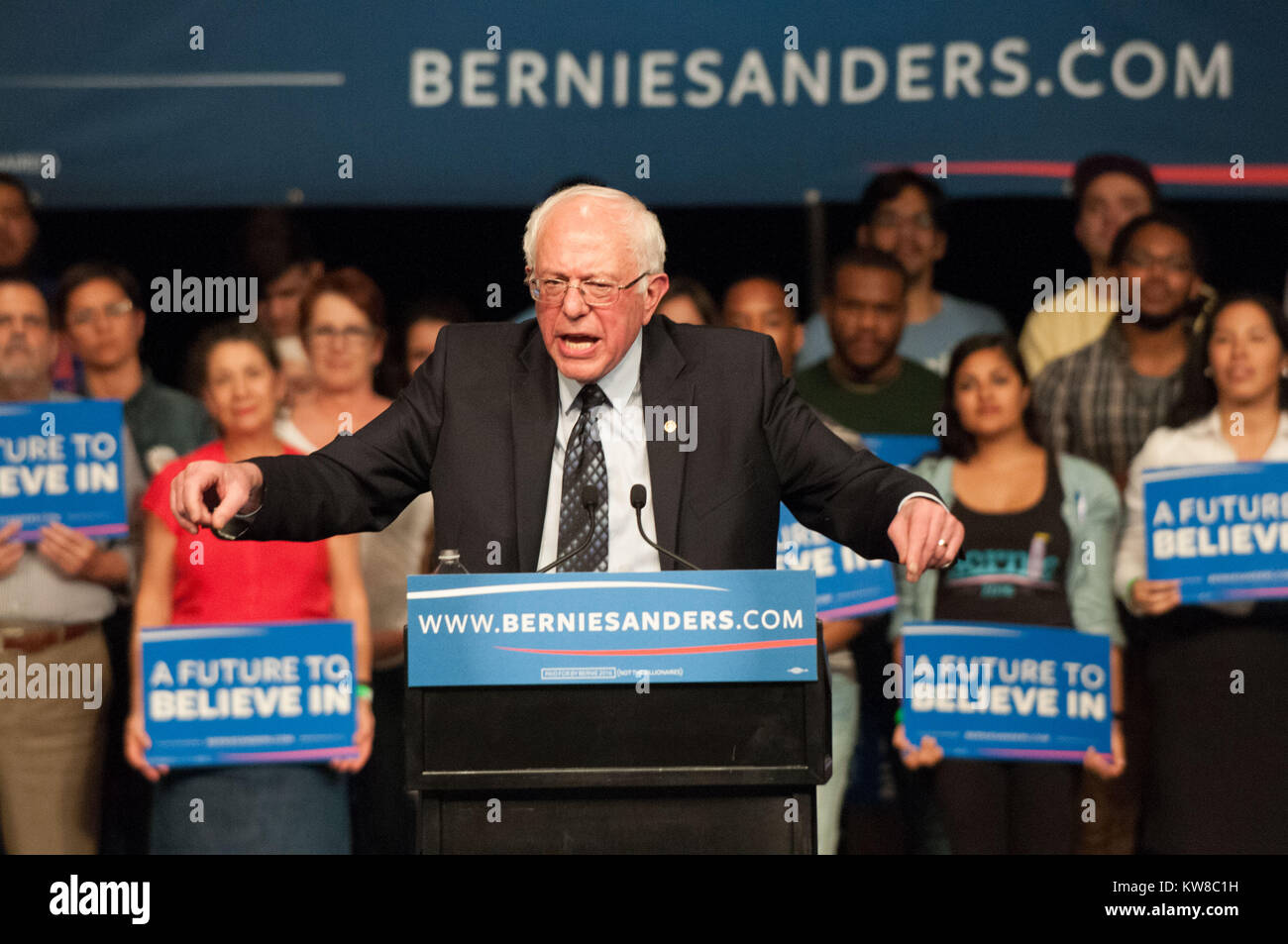 MIAMI, FL - MARCH 08: Democratic presidential candidate Sen. Bernie ...