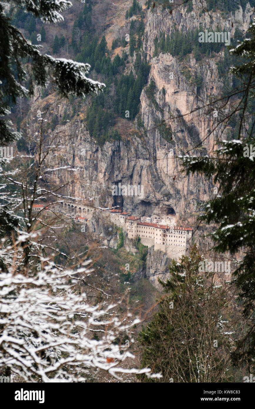 Winter on the plateau of Macka district of Trabzon province.Turkey ...