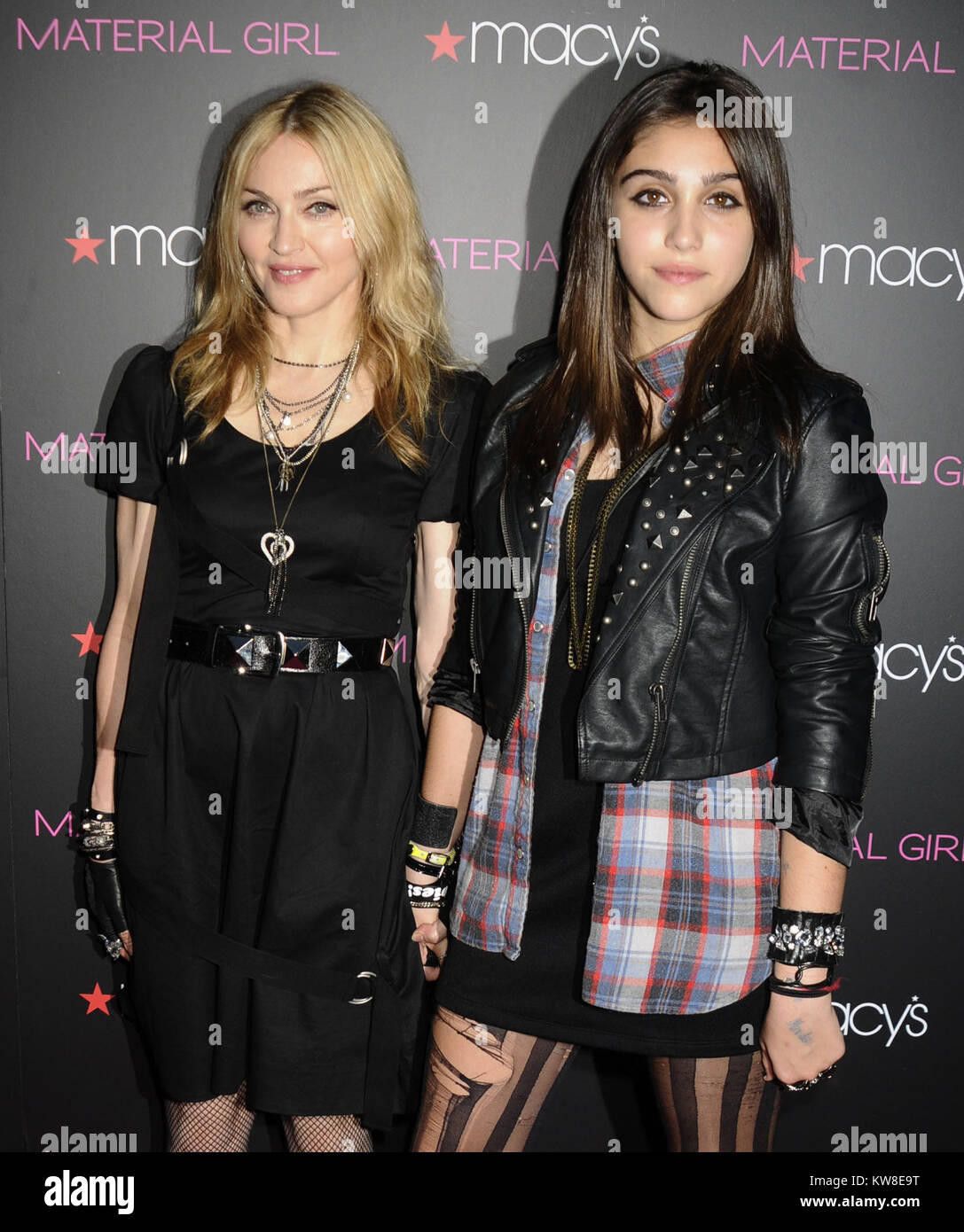 NEW YORK - SEPTEMBER 22: Madonna, Lola Leon and Taylor Momsen attend ...