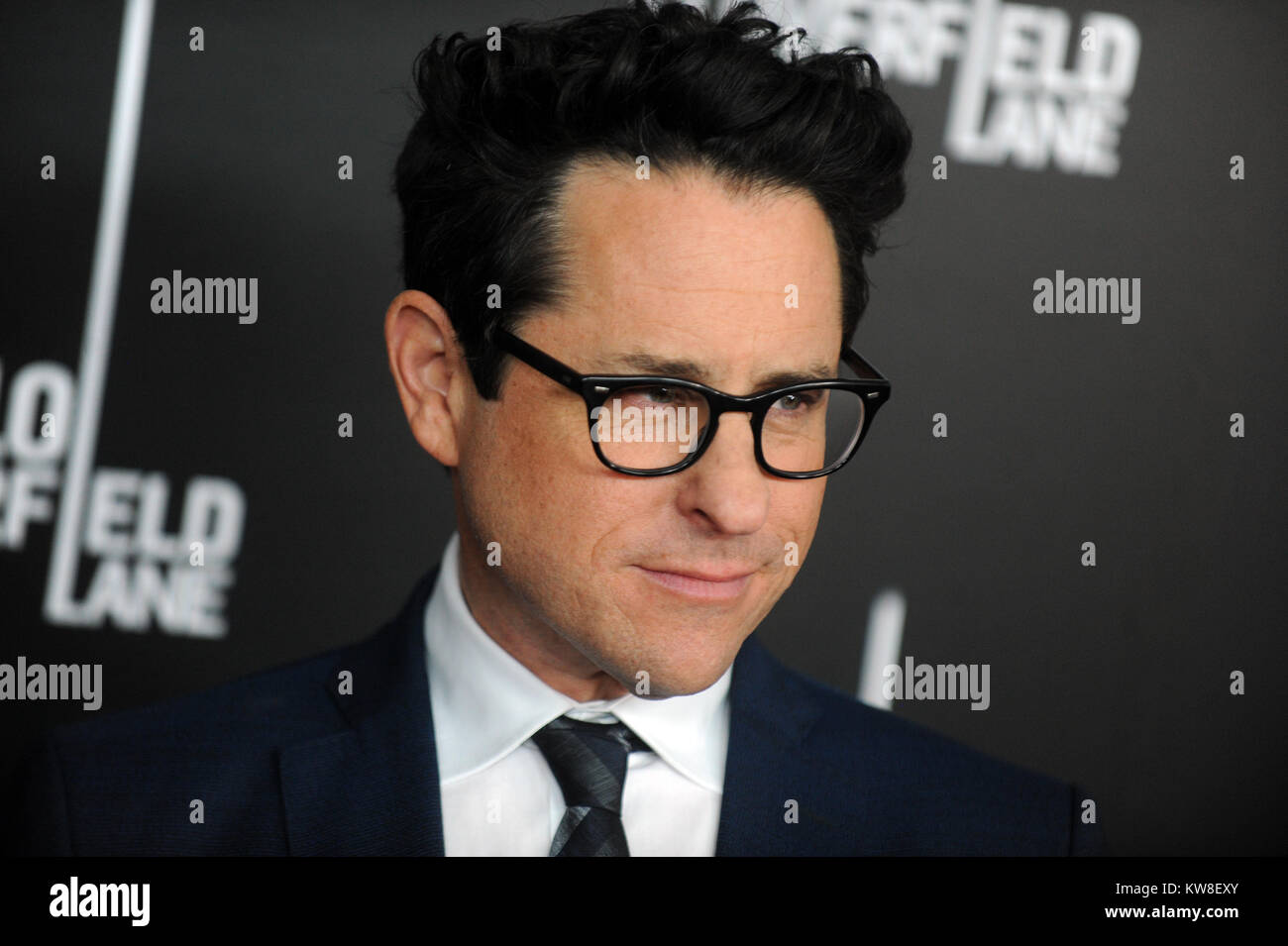 NEW YORK, NY - MARCH 08: J.J. Abrams attends '10 Cloverfield Lane' New ...