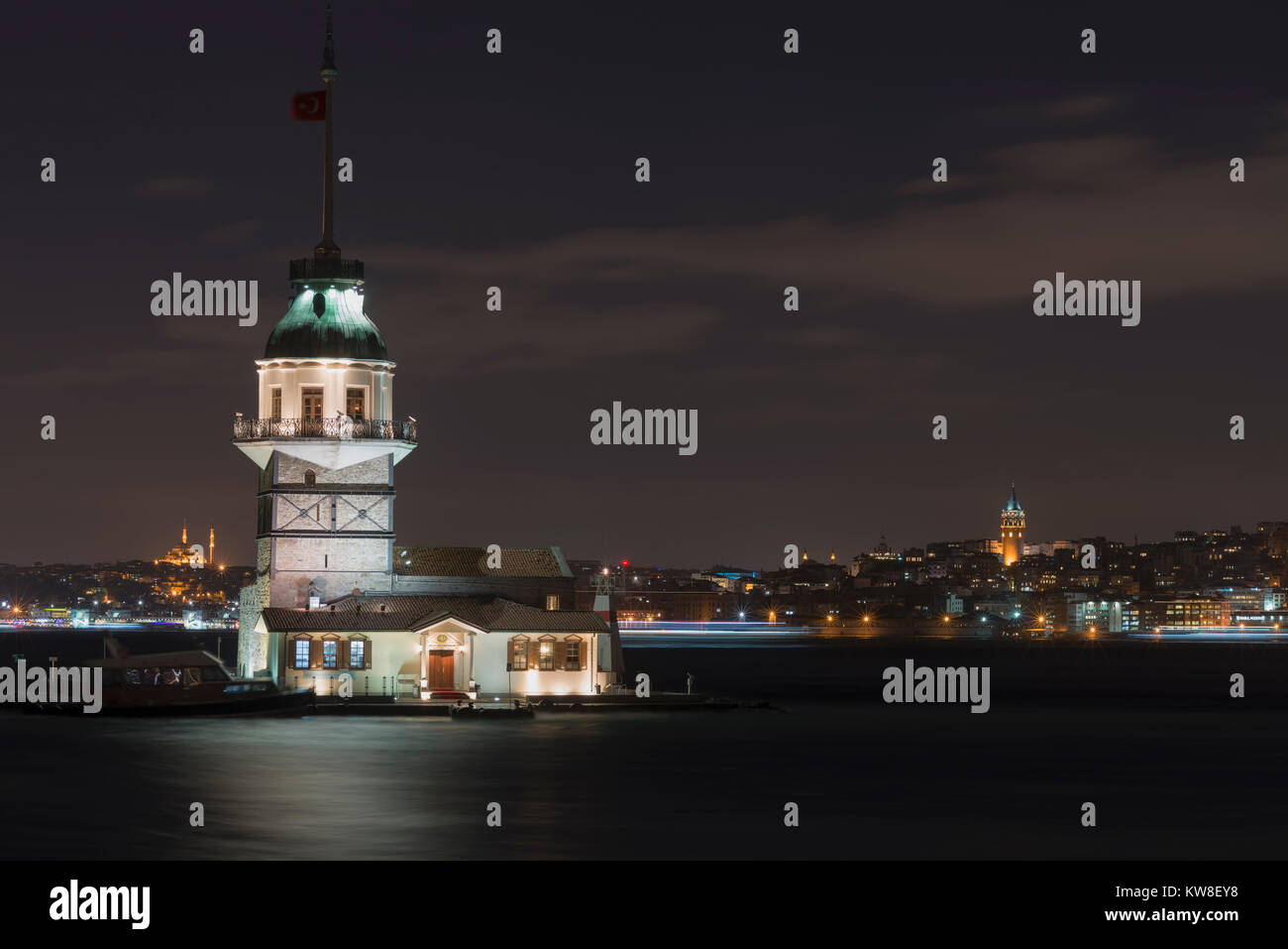 Maiden's Tower is also known as Kizkulesi which is located at the ...