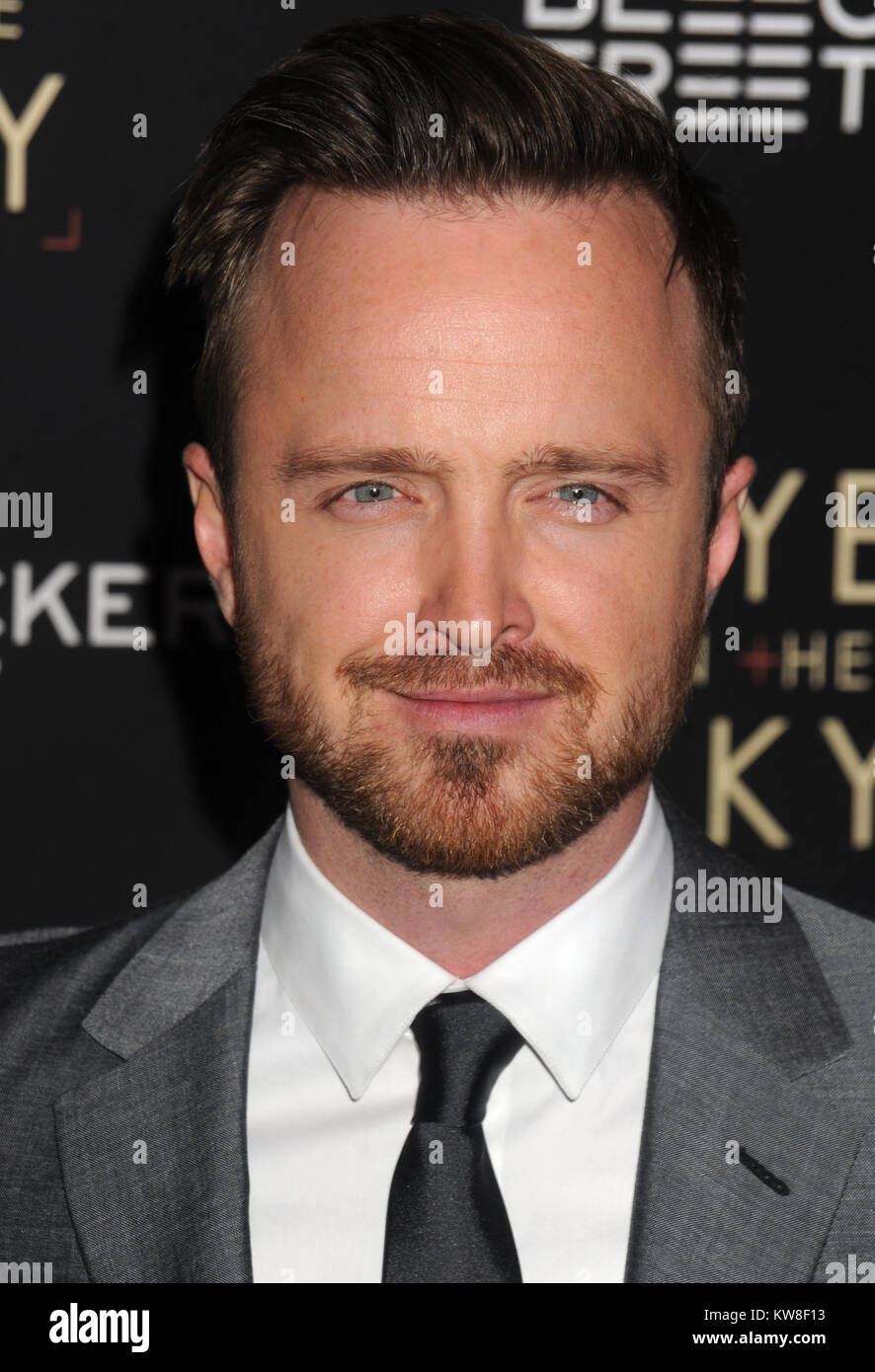 NEW YORK, NY - MARCH 09: Aaron Paul attends the 'Eye In The Sky' New ...