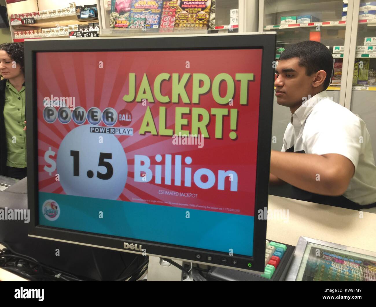 Powerball sign hi-res stock photography and images - Alamy