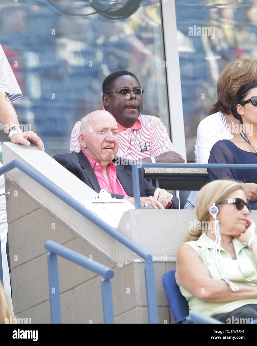 NEW YORK, NY - SEPTEMBER 07: Bud Collins on day eight of the 2015 US ...
