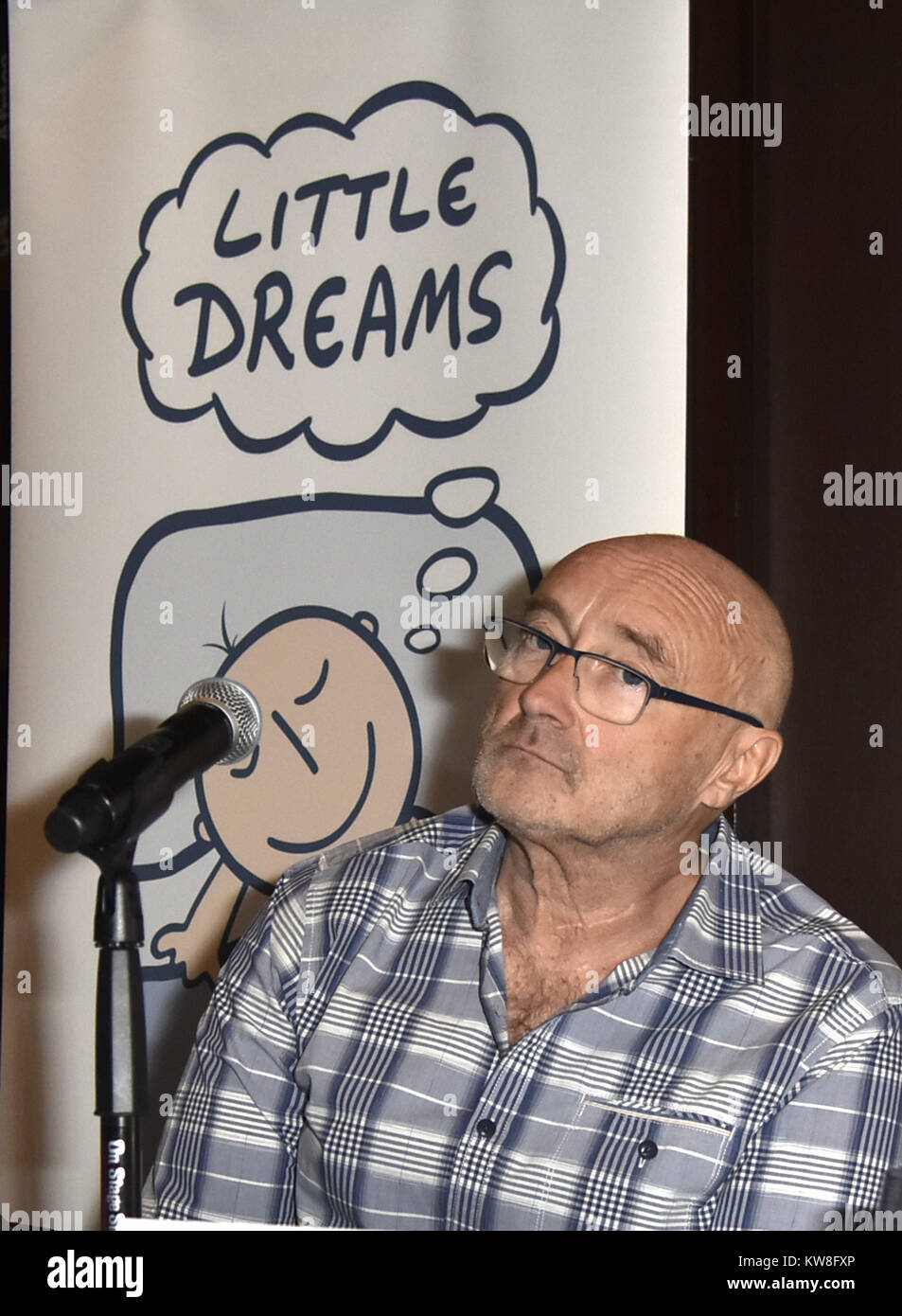 MIAMI BEACH, FL - FEBRUARY 26: Phil Collins and ex-wife Orianne Cevey ...