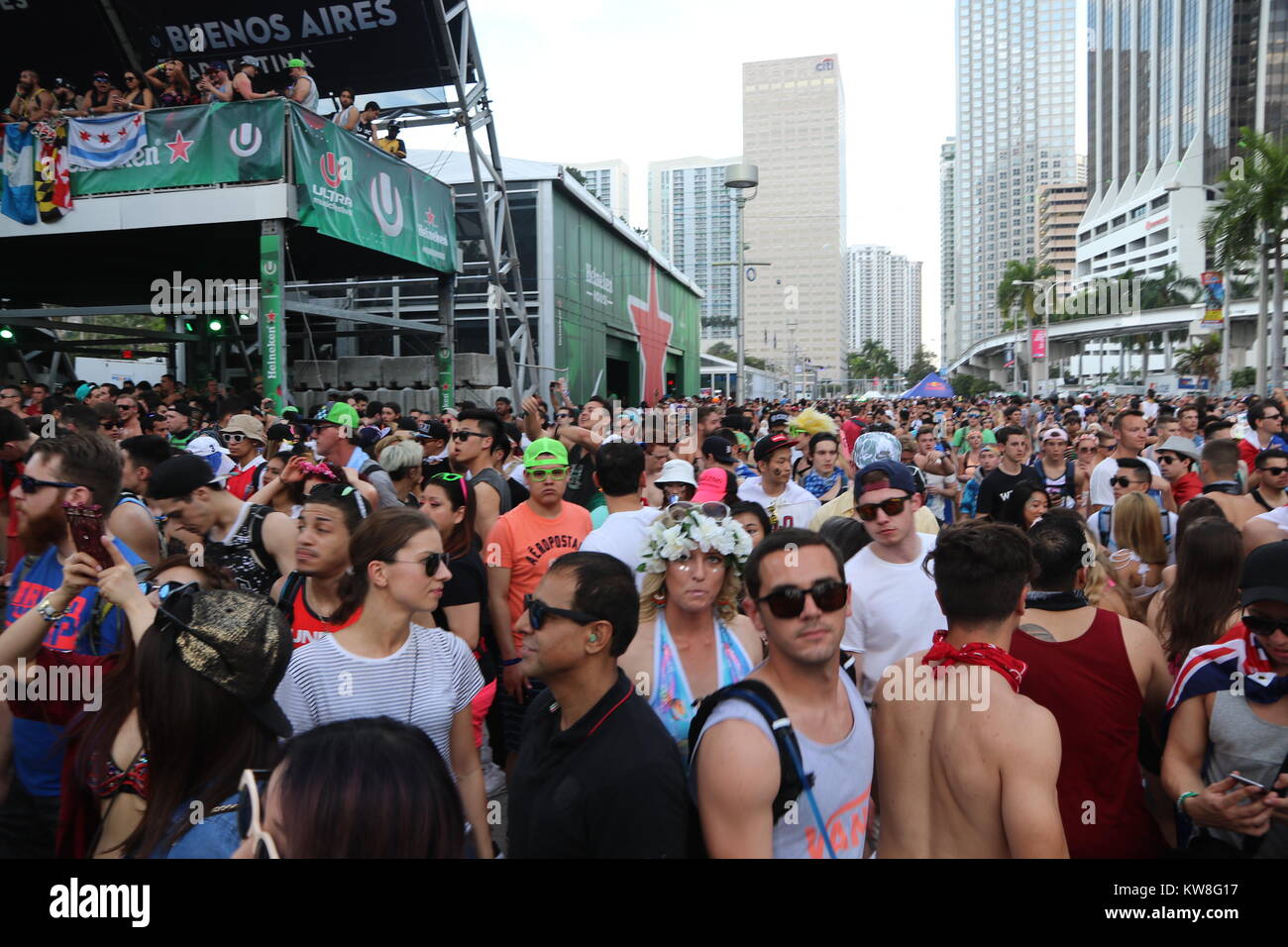 MIAMI, FL - MARCH 18: Atmosphere performing at Ultra Music Festival ...