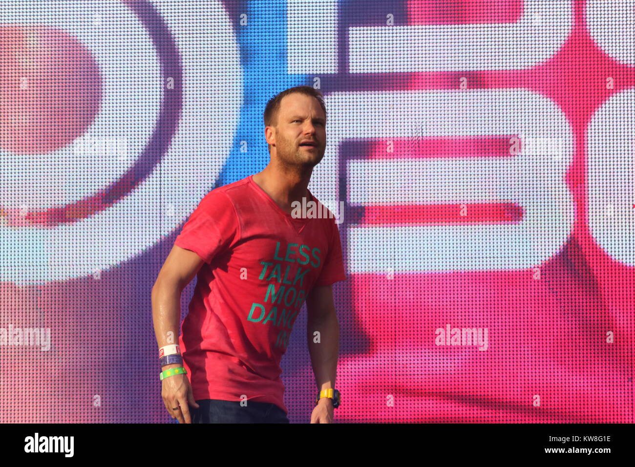 MIAMI, FL - MARCH 18: Dash Berlin performing at Ultra Music Festival ...