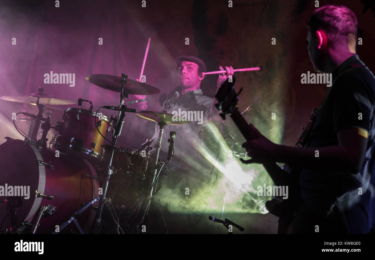 The Twang performing on the opening night of their 2017 tour in ...
