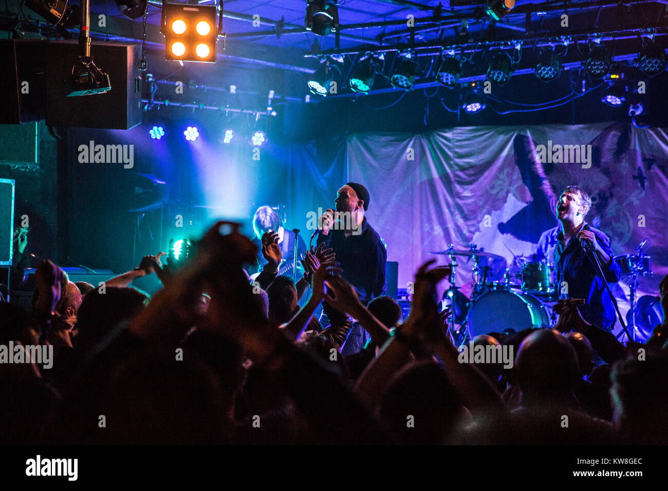The Twang performing on the opening night of their 2017 tour in ...