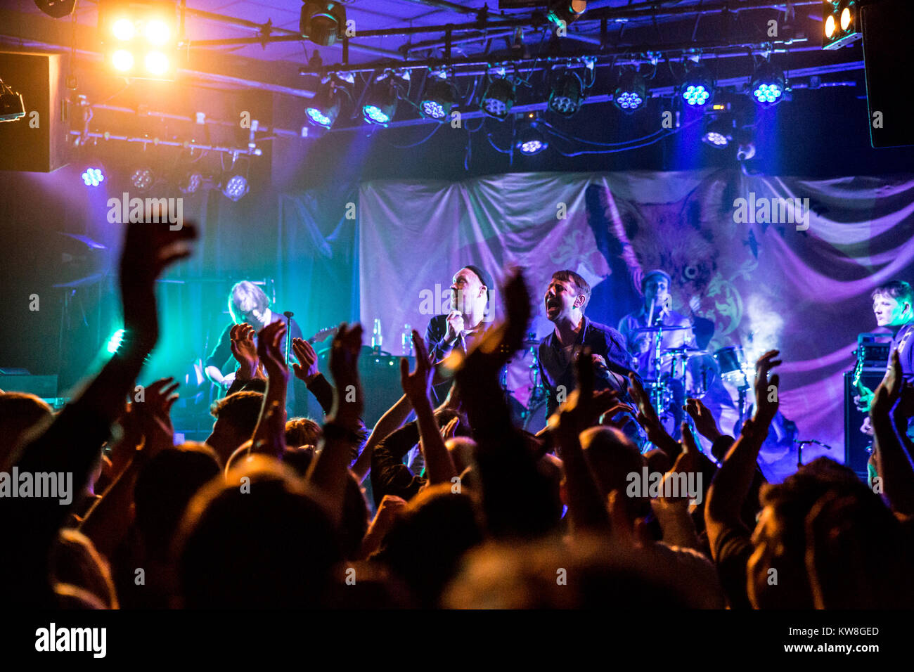 The Twang performing on the opening night of their 2017 tour in ...