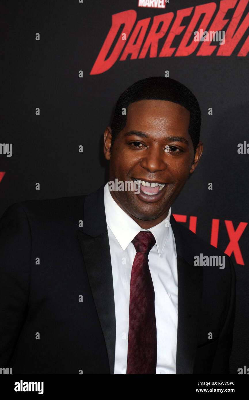 NEW YORK, NY - MARCH 10: Royce Johnson attends the 'Daredevil' season 2 ...