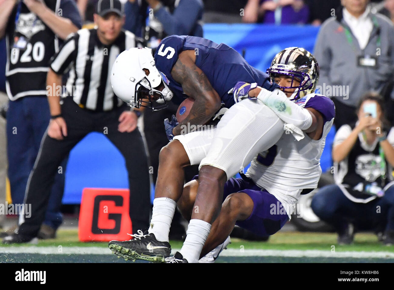Glendale, AZ, USA. 30th Dec, 2017. Penn State Nittany Lions wide ...