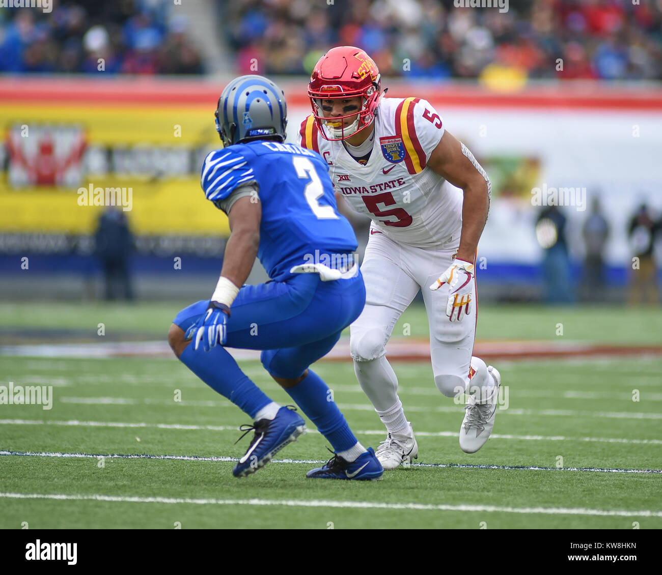 December 30, 2017; Memphis, TN, USA; Iowa State WR, ALLEN LAZARD (5 ...