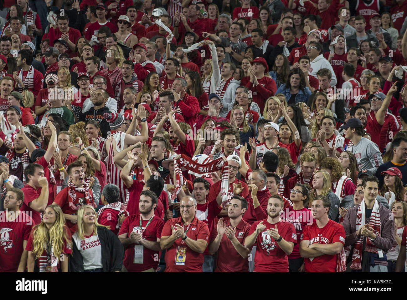 Wisconsin badgers fans hi-res stock photography and images - Alamy