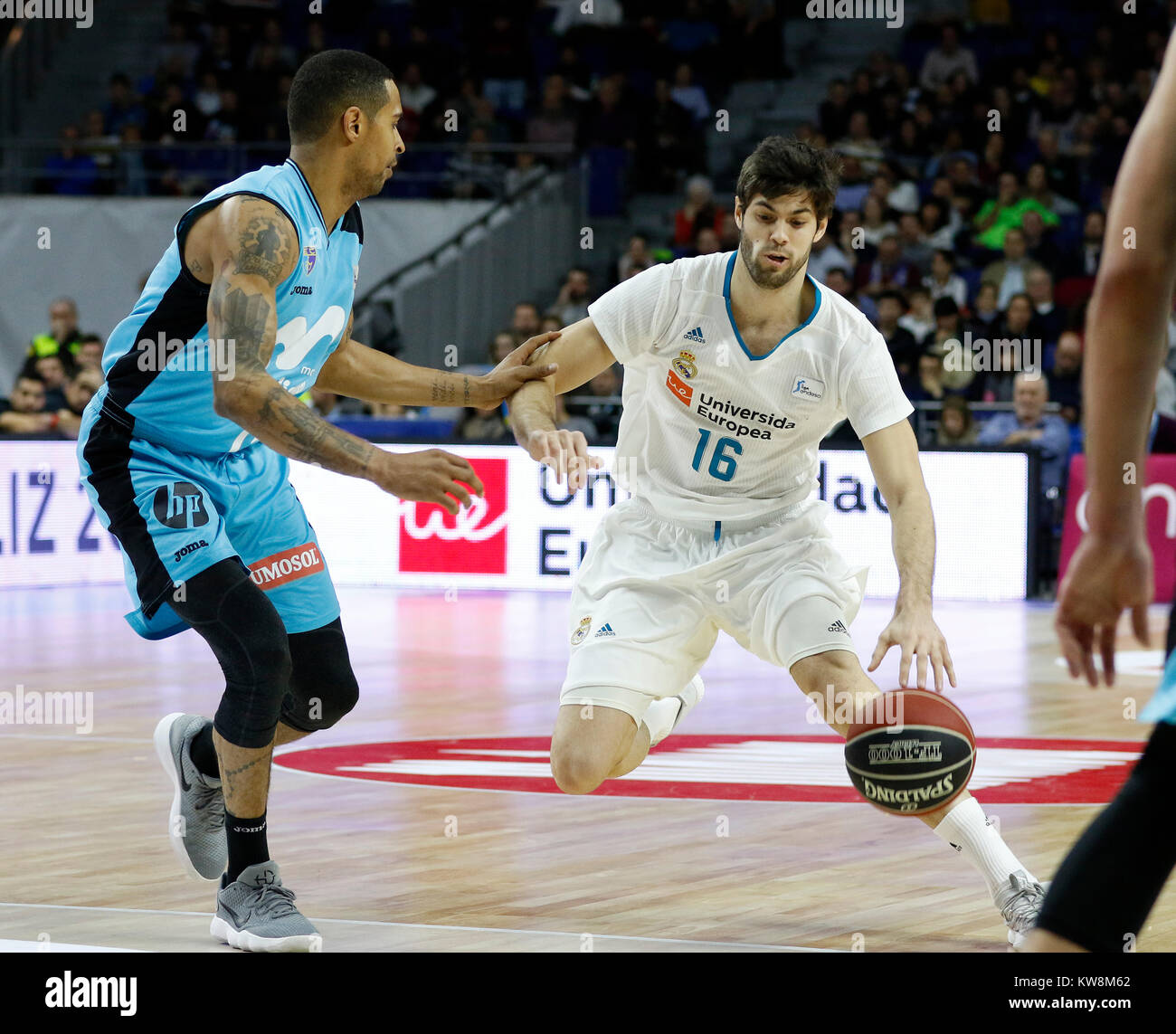 Yusta during the match between Real Madrid and Estudiantes of the ...