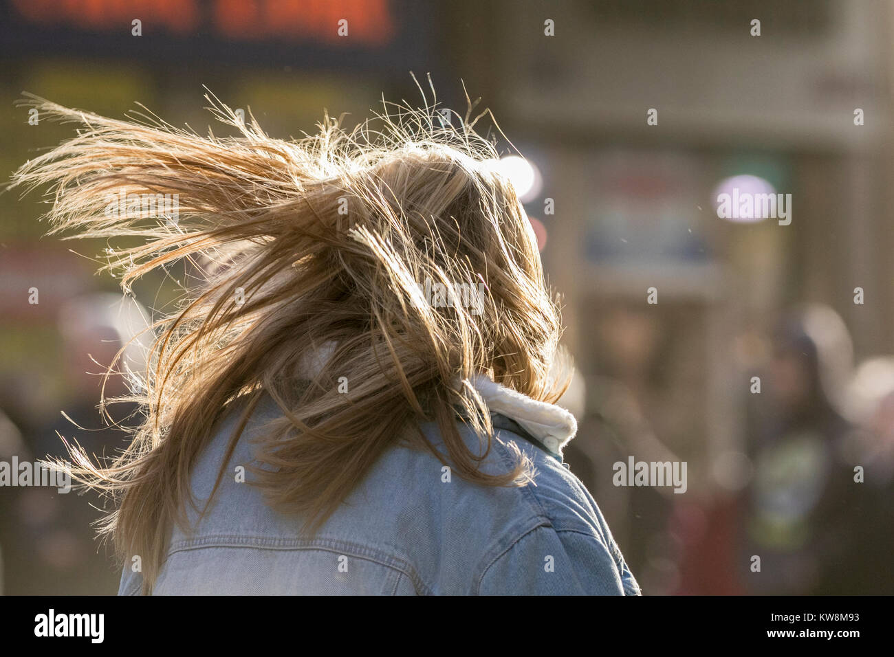 Wind Swept Hair Stock Photos & Wind Swept Hair Stock Images - Alamy