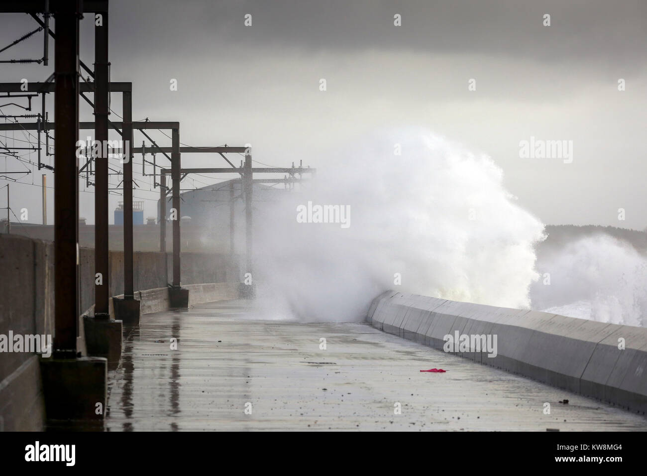 Storm scotland wind waves hi-res stock photography and images - Alamy