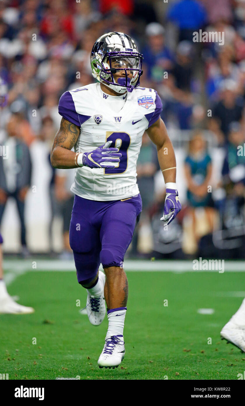 December 30, 2017 Washington Huskies running back Myles Gaskin #9 in ...